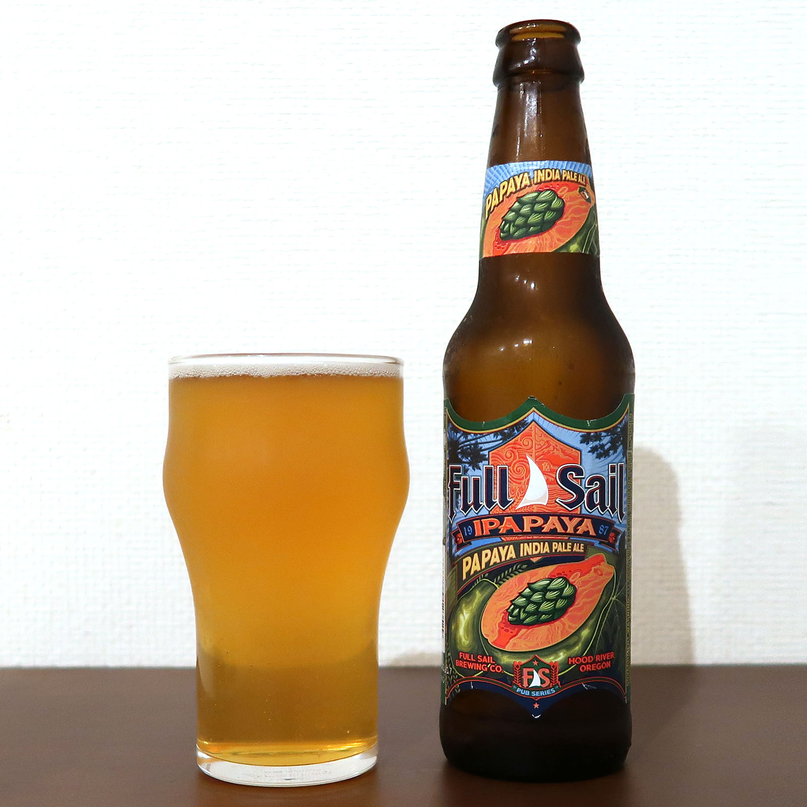 アメリカ Full Sail Brewery IPAPAYA IPA | 生ビールブログ